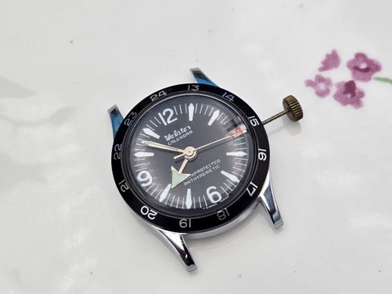 Vintage Webster Calendar Swiss Made Watch Unfinishe… - Gem
