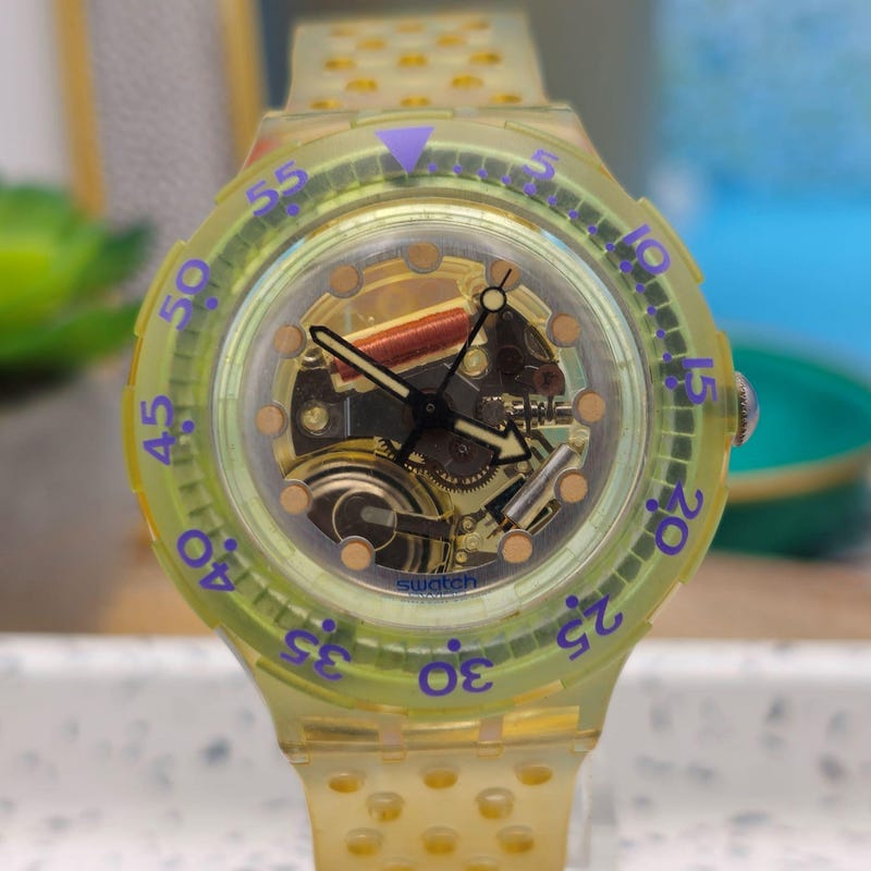 Vintage Bubble Watch - Etsy