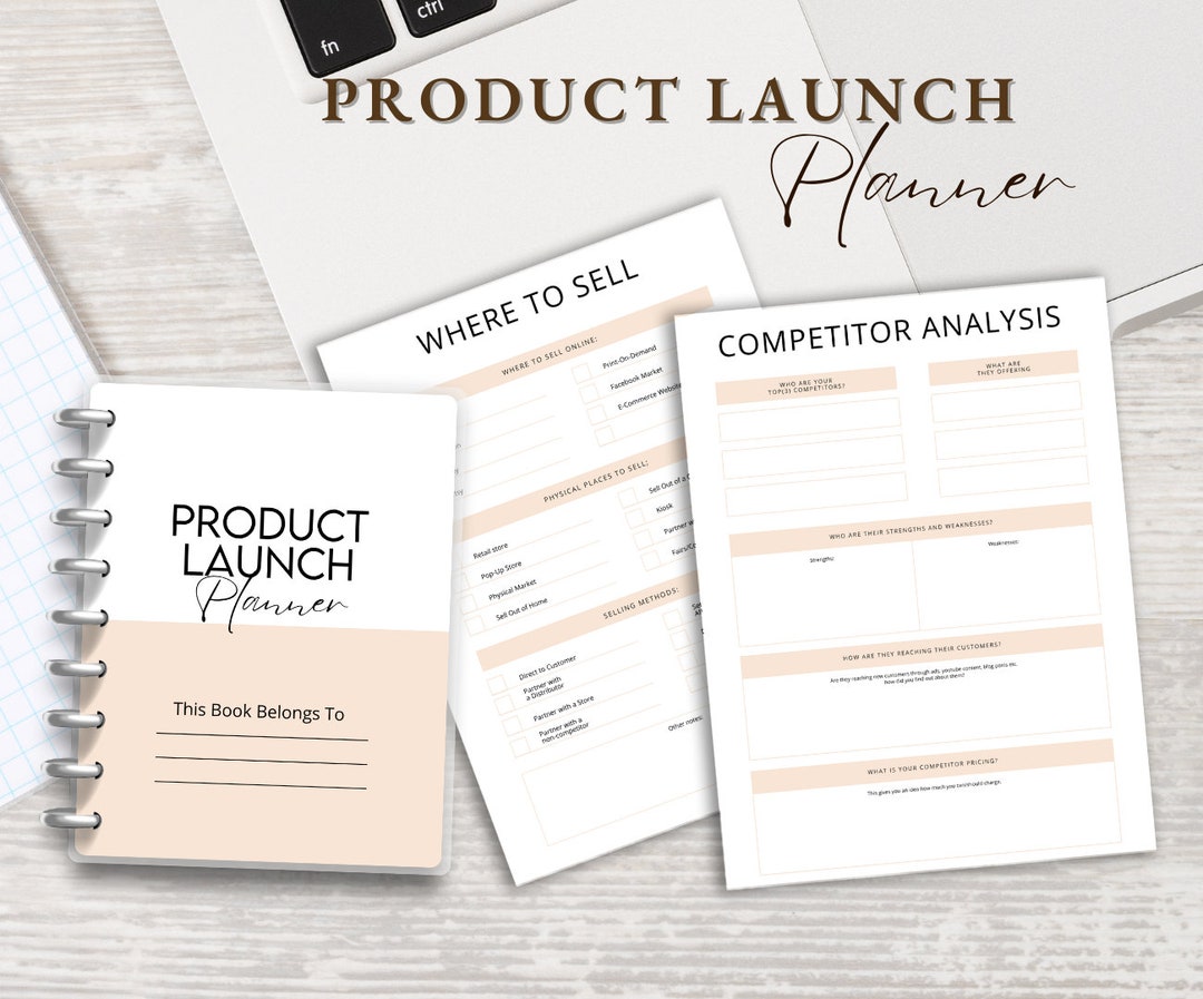Printable Product Planner Pages Digital Business Planner - Etsy
