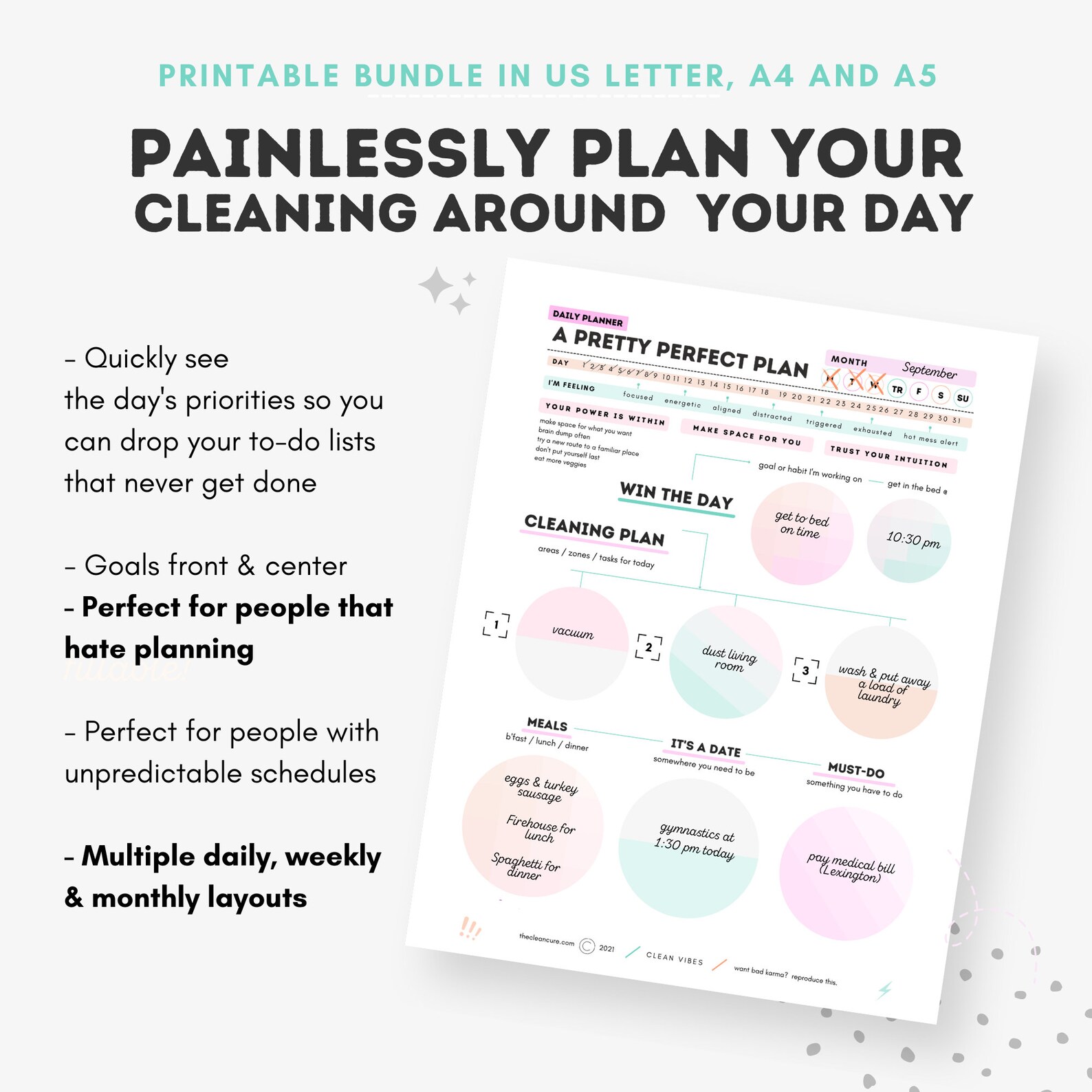 Fillable Household Planner Printables, Life Organizer, Home Management ...