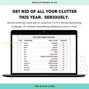 Decluttering Planner, Decluttering Checklist, Decluttering Guide ...