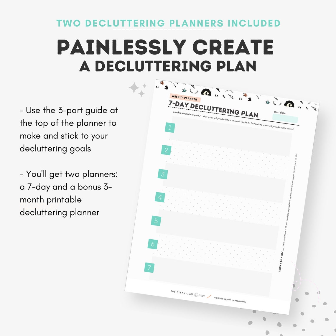 Decluttering Guide Decluttering Kit Decluttering Planner - Etsy