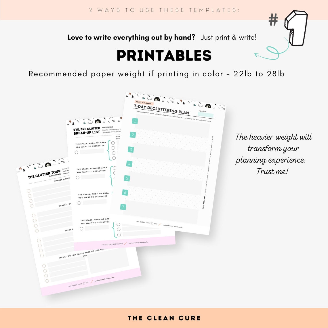 Decluttering Guide Decluttering Kit Decluttering Planner - Etsy