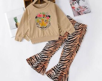 Tiger Print Pants | Etsy