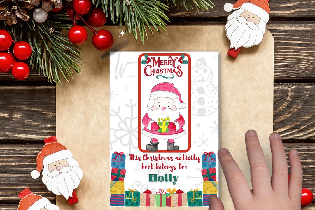 Children's Christmas Activity Booklet. Creative and Fun for Ages 5-10 ...