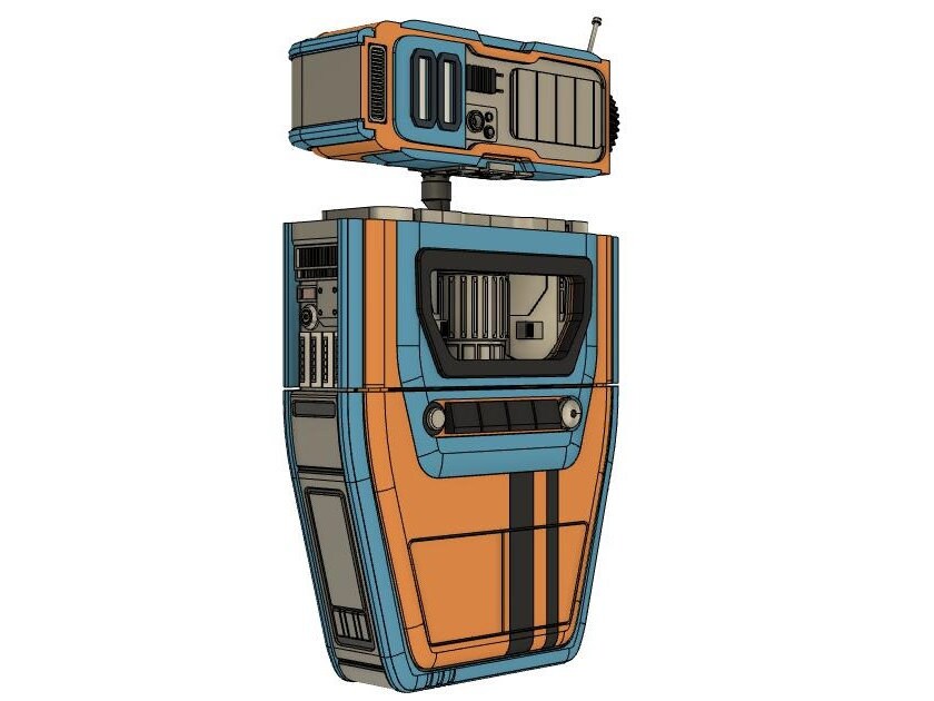 Pip Droid and Head Docking Station From Star Wars: the Acolyte (3D ...