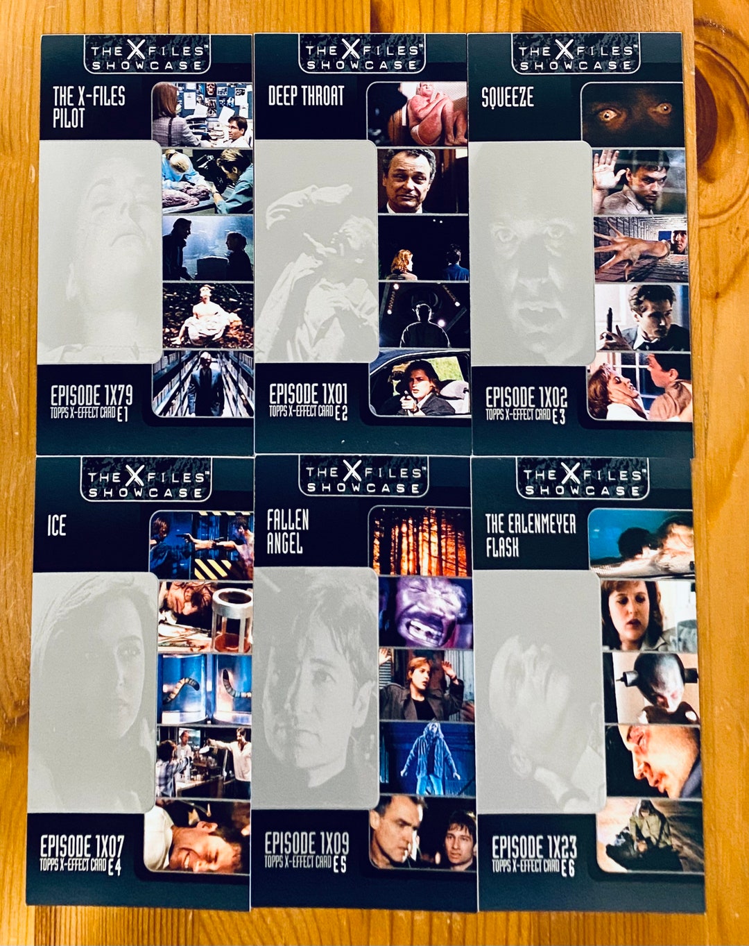 Vintage 1997 X-files Topps Showcase Widevisiontrading Cards: X-effect ...