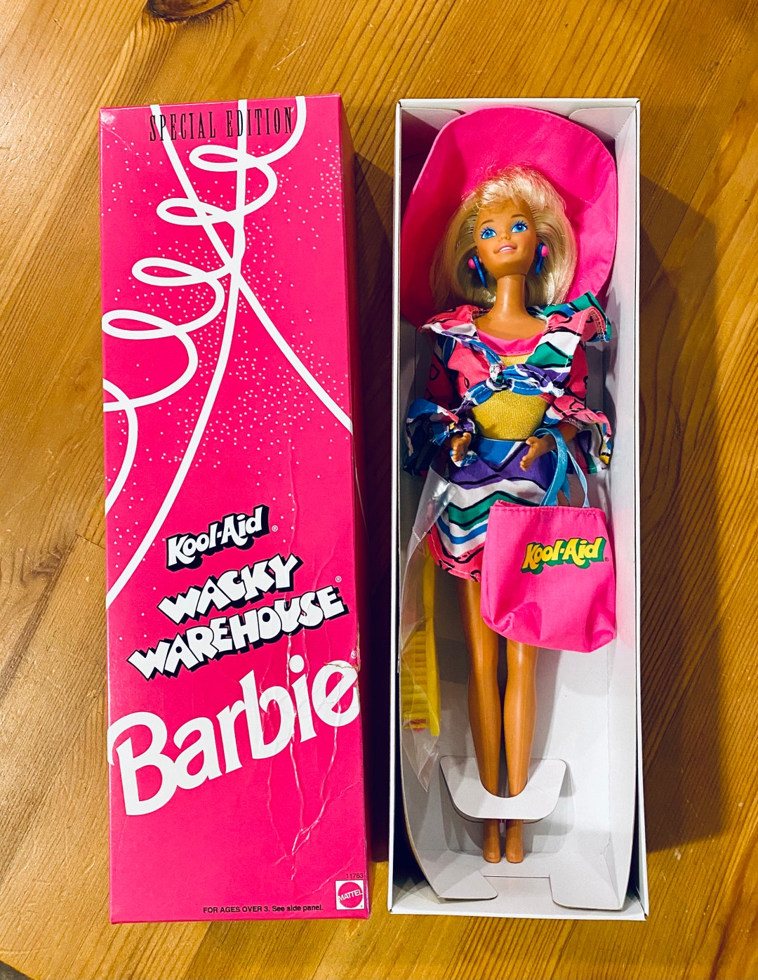 1994 Vintage Kool-aid Wacky Warehouse Barbie Fashion Doll, Mattel 11763 ...