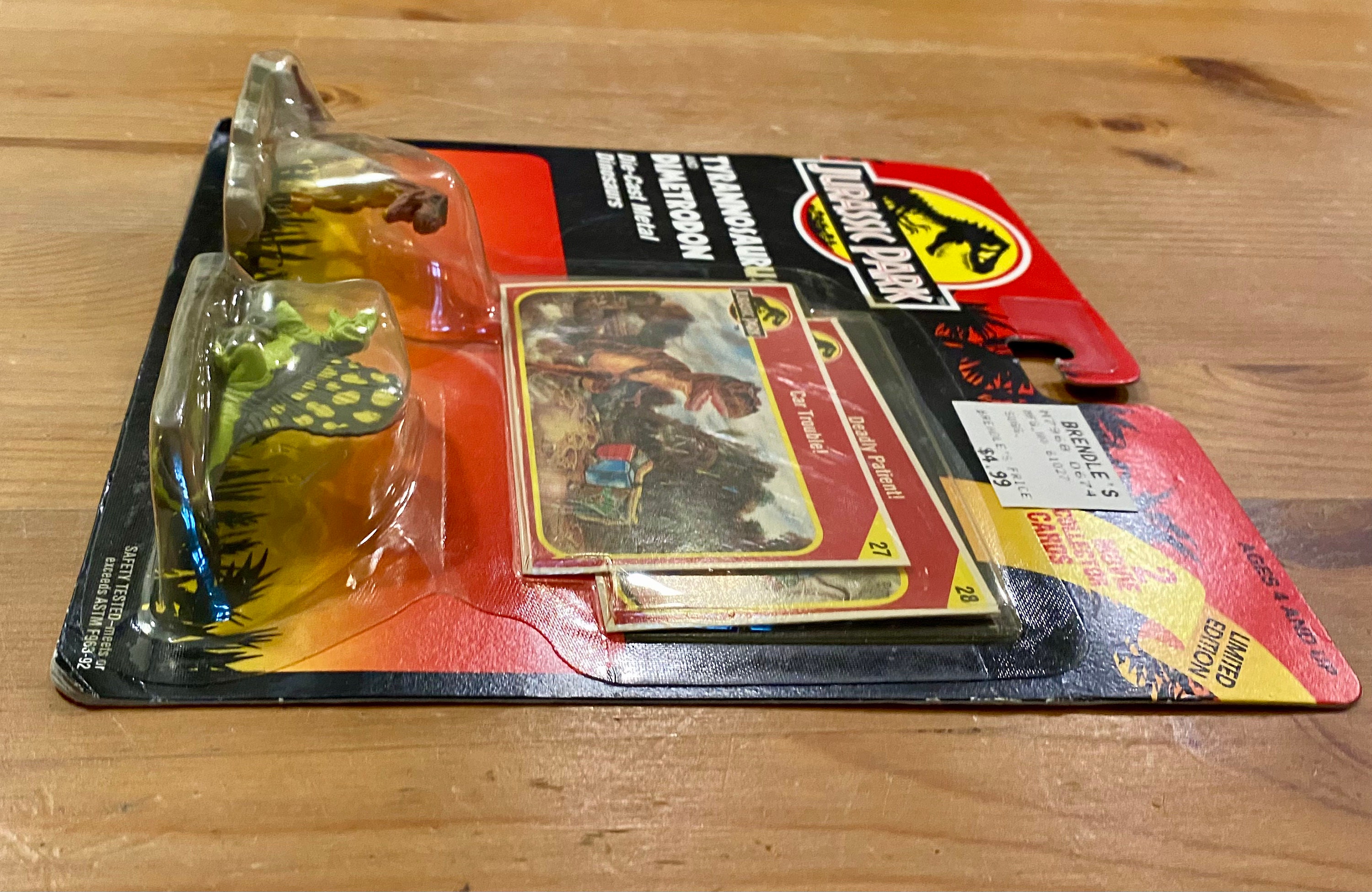 Jurassic Park Vintage 1993 Kenner Limited Edition Mini Die-cast Metal ...