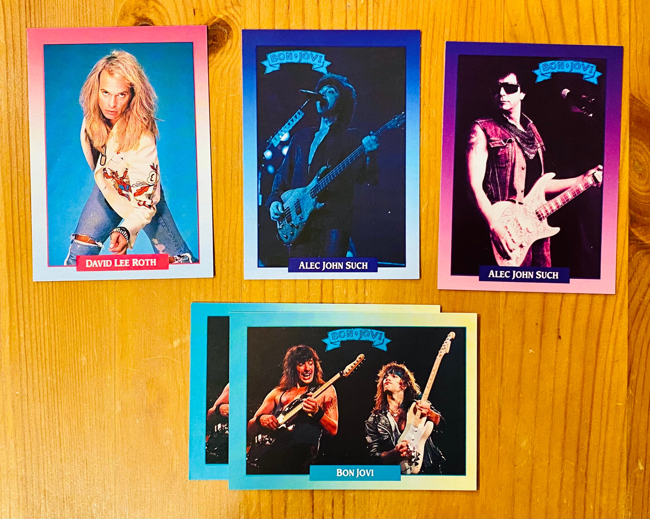 Lot of 15 Rock Cards Vintage 1991 Brockum Collectible Trading - Etsy