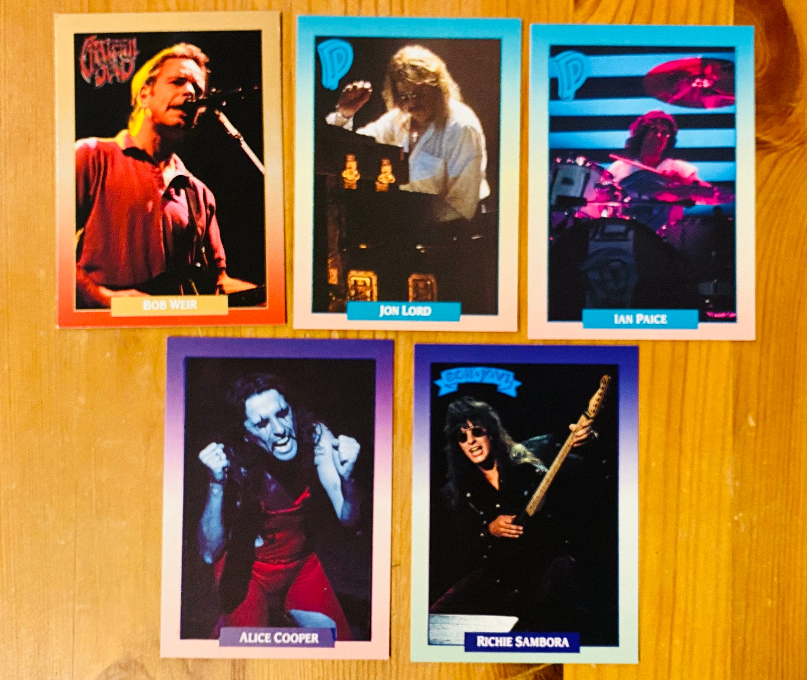 Lot of 15 Rock Cards Vintage 1991 Brockum Collectible Trading - Etsy