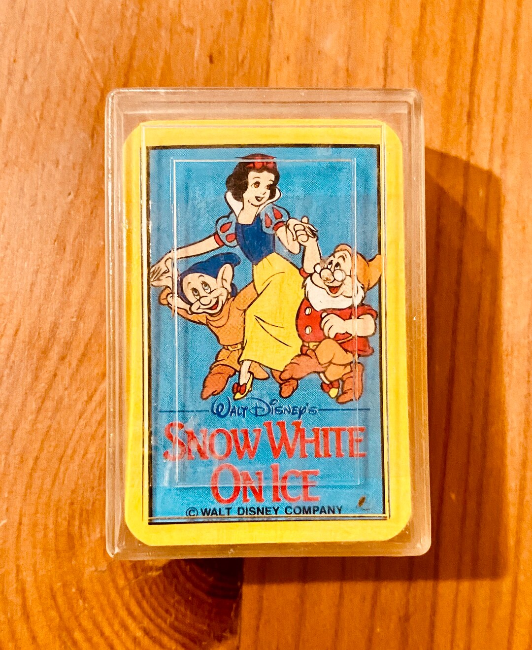 RARE Vintage 1986 Disney's Snow White on Ice Miniature Souvenir Playing ...