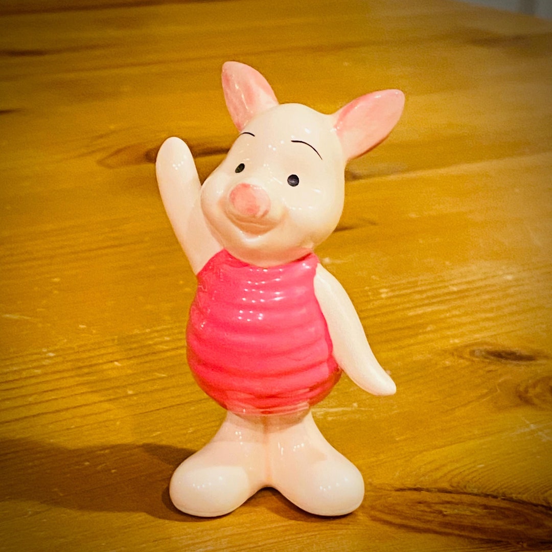 Genuine 1990s Vintage Disney Store: Porcelain Piglet Figurine Like New ...