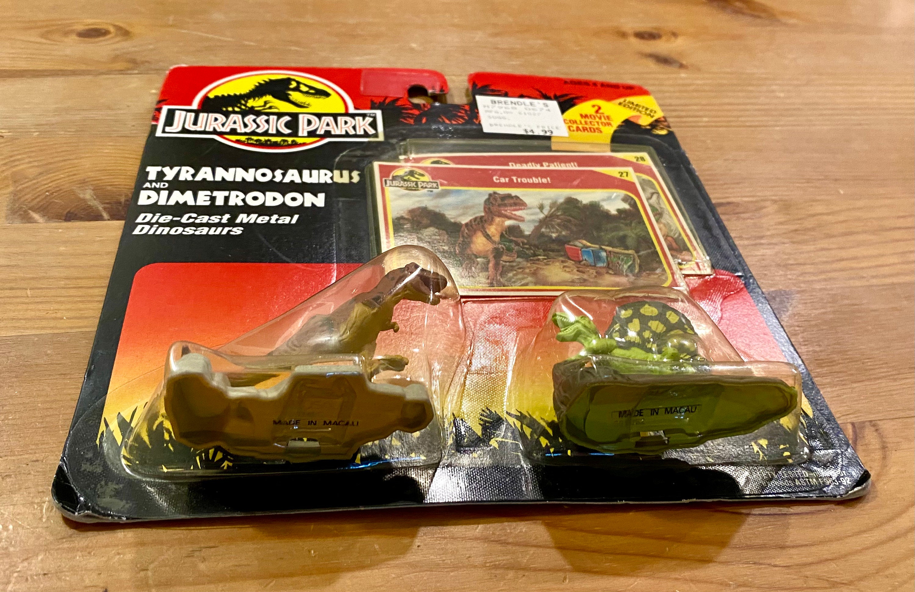 Jurassic Park Vintage 1993 Kenner Limited Edition Mini Die-cast Metal ...