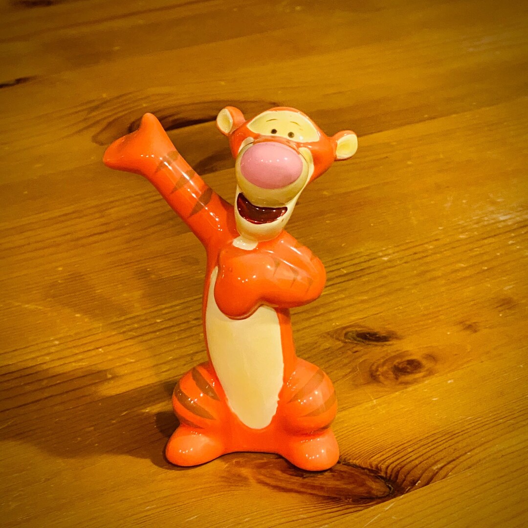 Genuine 1990s Vintage Disney Store: Porcelain Tigger Figurine - Like ...