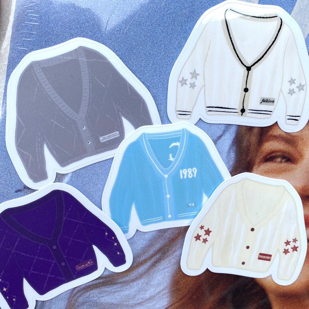 Cardigan Sticker, Folklore Sticker, Swiftie Sticker, Taylor Eras Tour ...