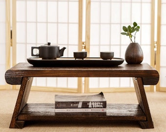 Living Room Furniture Furniture Traditional Japanese Floor Table 2 ...