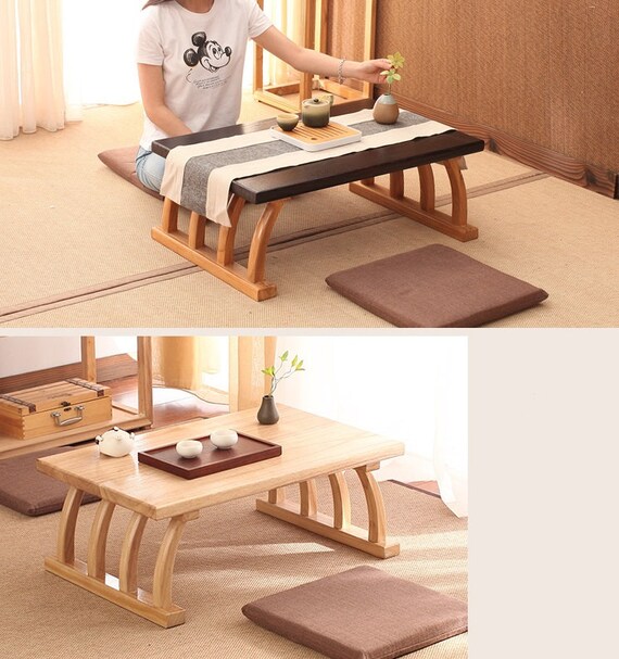 Living Room Furniture Furniture Traditional Japanese Floor Table 2 ...