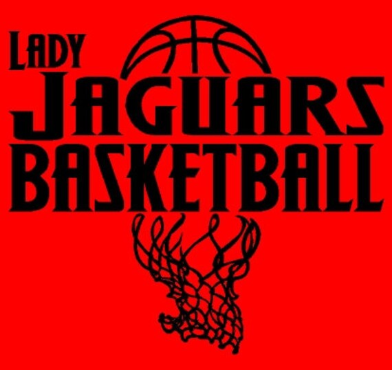 Lady Jaguars Basketball File for Sihouette File for Cricut | Etsy