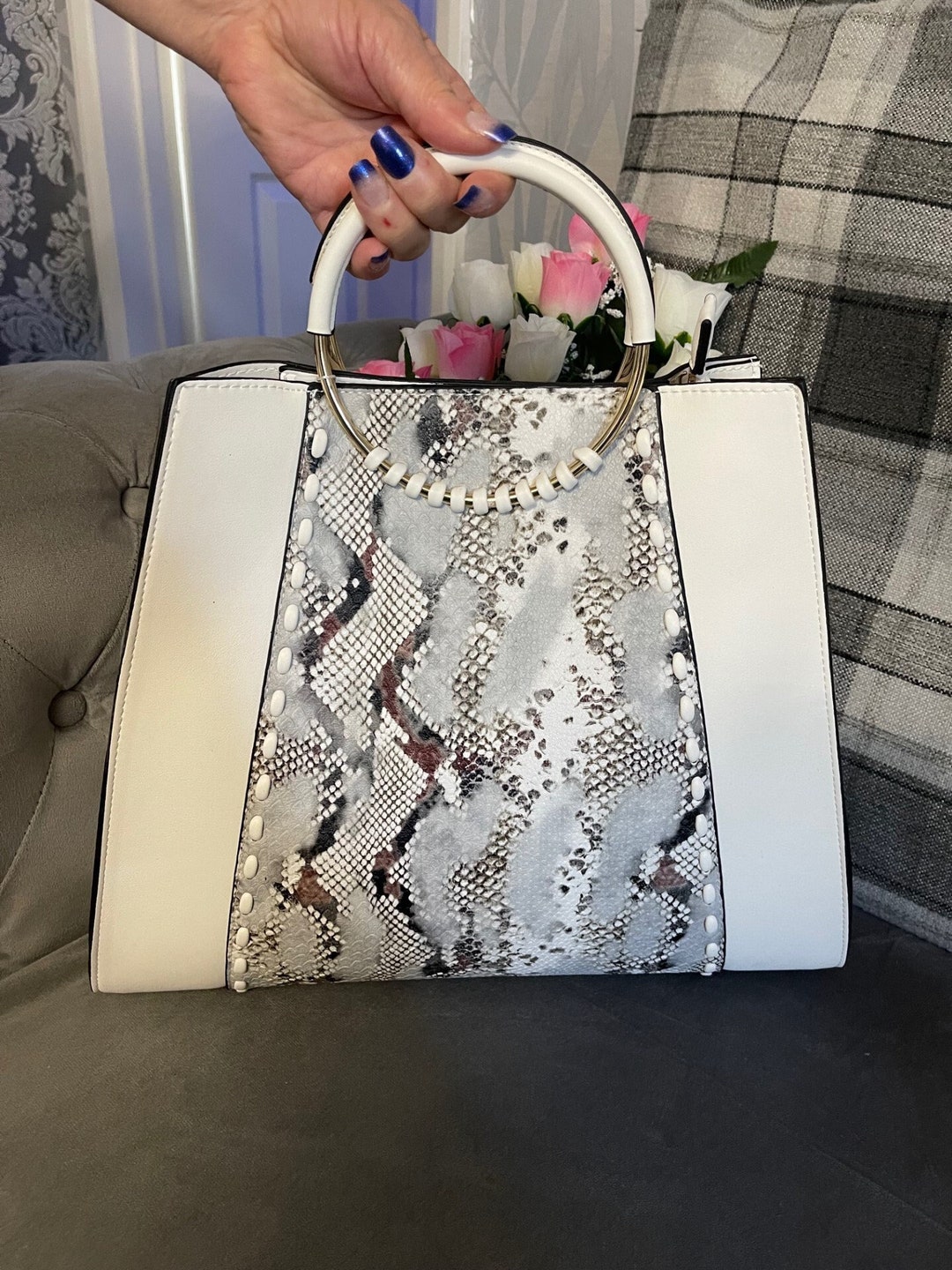 White Unique Style Handbag Shoulder Bag Gift for Her - Etsy UK