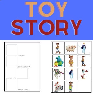 Toy Story Adaptive Book, PECS, Picture Supports, Learning, Speech ...