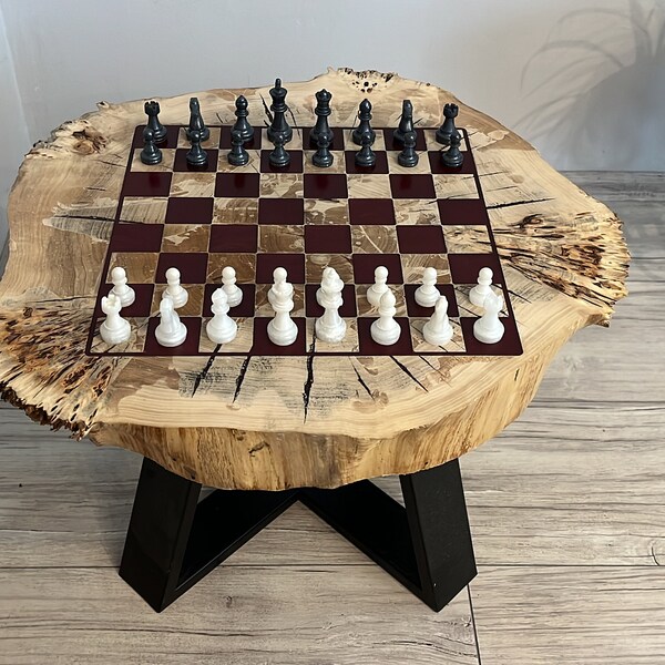 Chess Table Furniture - Etsy