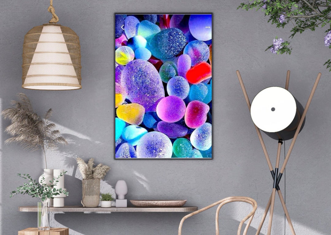 Printable Digital Wall Art, Wall Decor, Home Decor, Captivating Glowing ...