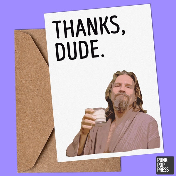 Thanks Dude - Etsy