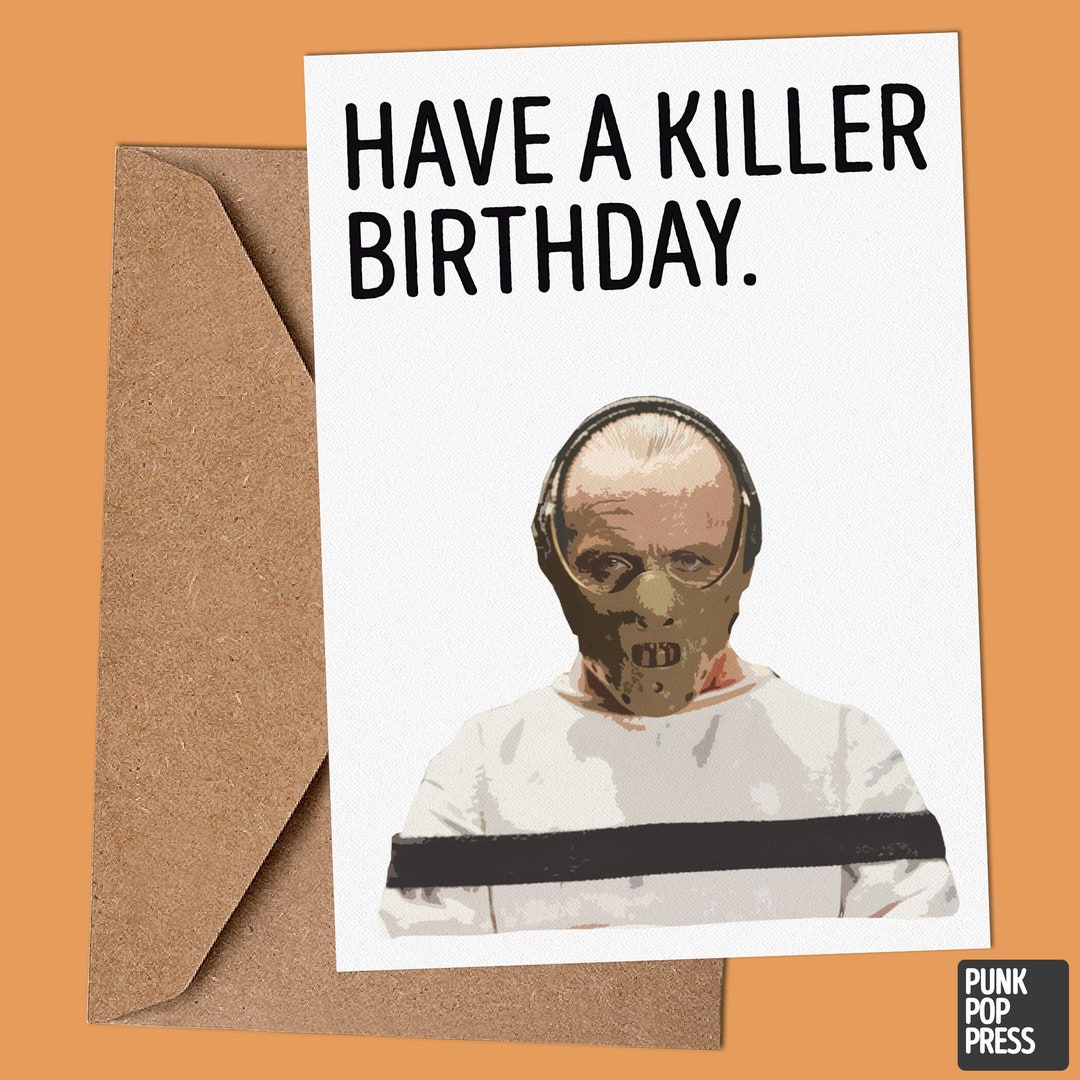Hannibal Lecter Birthday Card Silence of the Lambs - Etsy