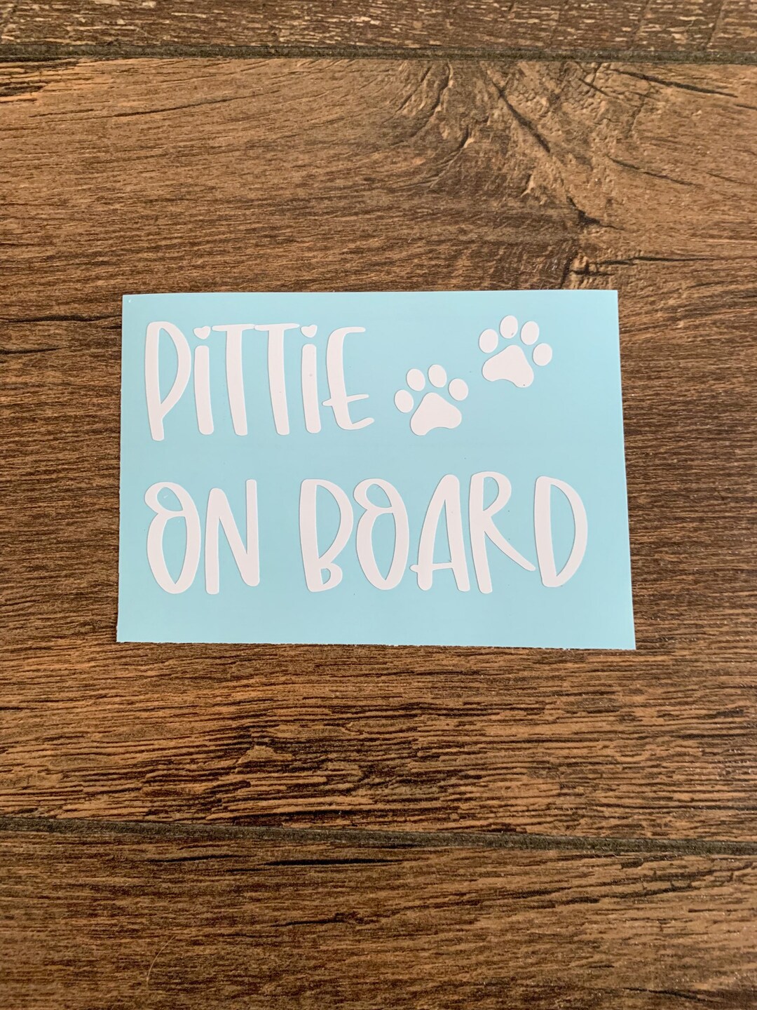 Pitbull on Board, Pitbull Parent Sticker, Dog Lover Decal, Pitbull ...