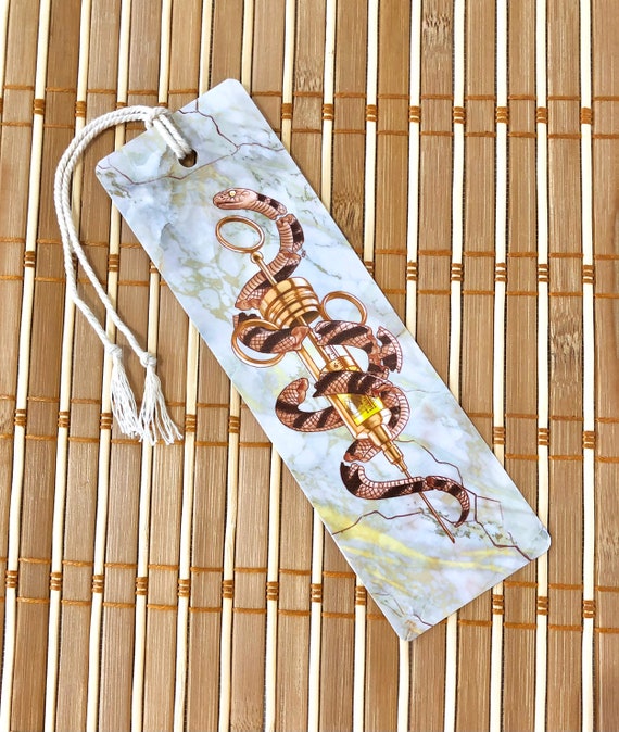 Snake Syringe Bookmark Vintage Medical Needle Reptile Book - Etsy