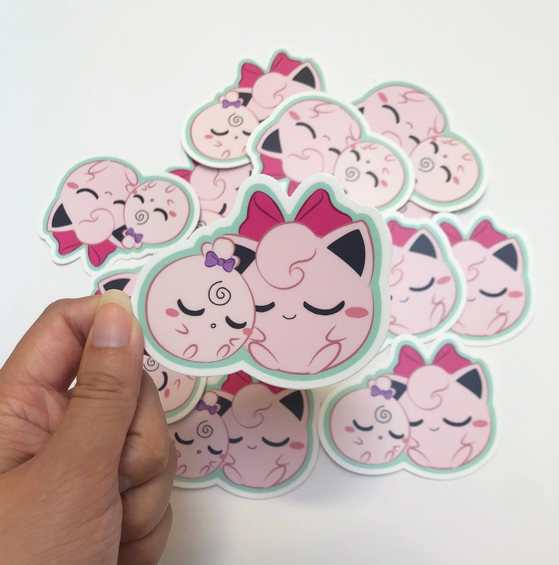 Cute Siblings Satin Vinyl Stickers Anime Cartoon Laptop - Etsy