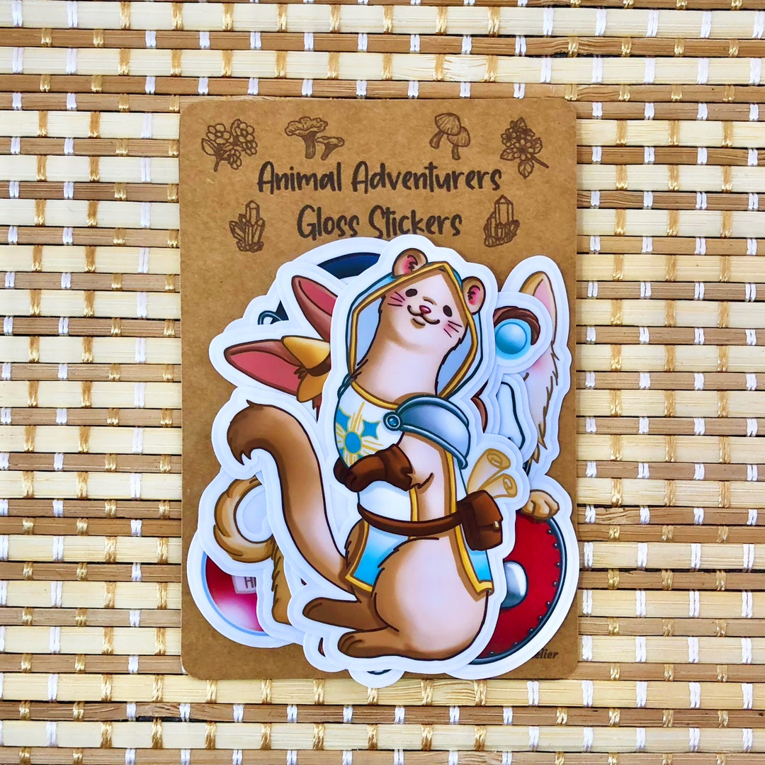 Dungeons and Dragons Players Gloss Sticker Pack Set, Dnd RPG Tabletop ...