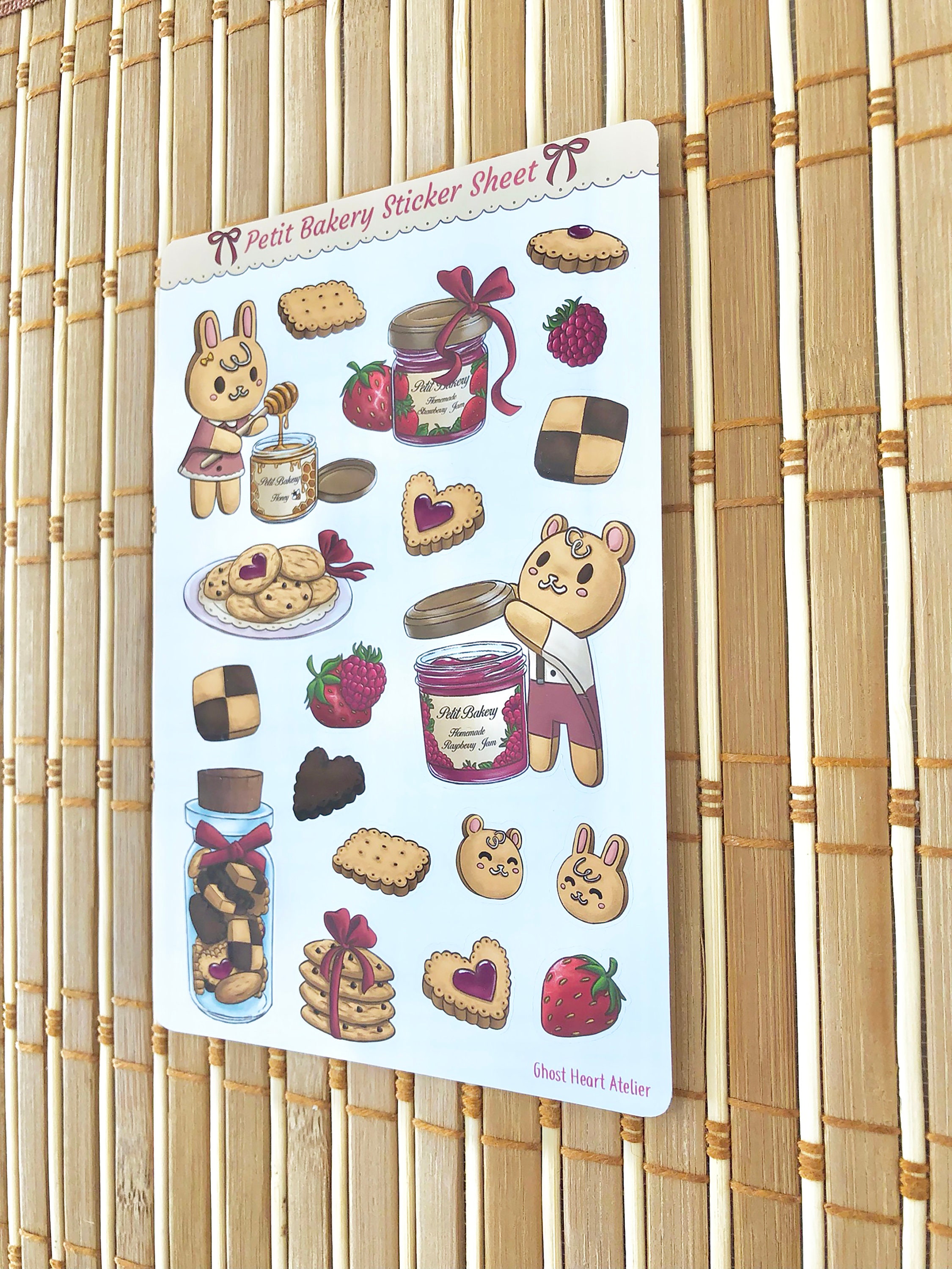 Cute Cottagecore Bakery Sticker Sheet Kawaii Baked Goods - Etsy