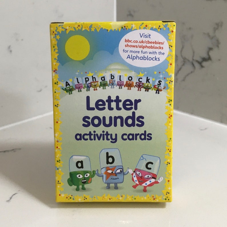 Alphablocks Letter Tiles & Activity Cards Foundation - Etsy