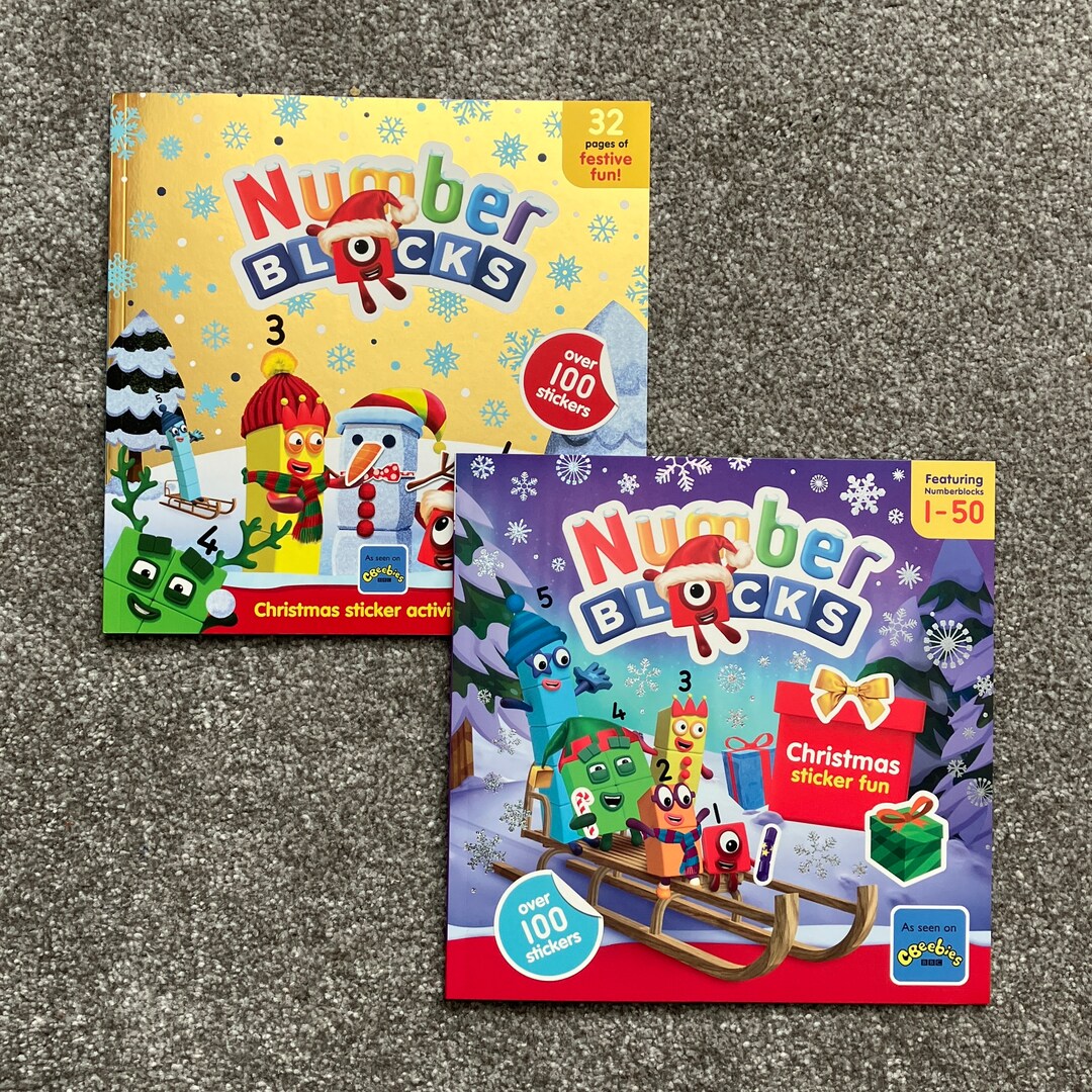 Numberblocks Christmas Special X2 Christmas Activity Books - Etsy UK