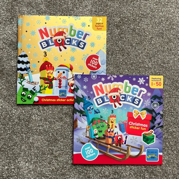 Numberblocks Activity Books - Etsy
