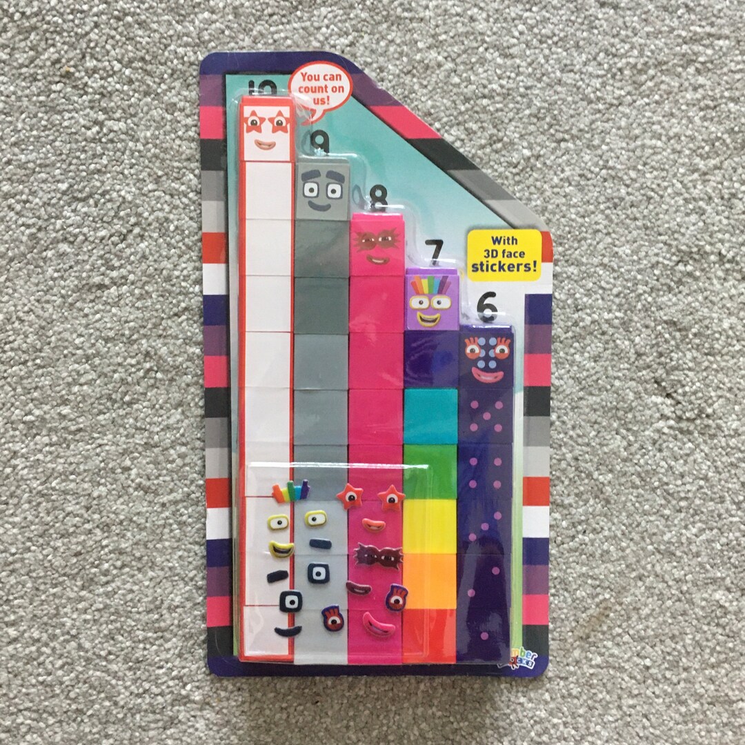 Numberblocks 6-10 cbeebies number blocks foundation - Etsy España