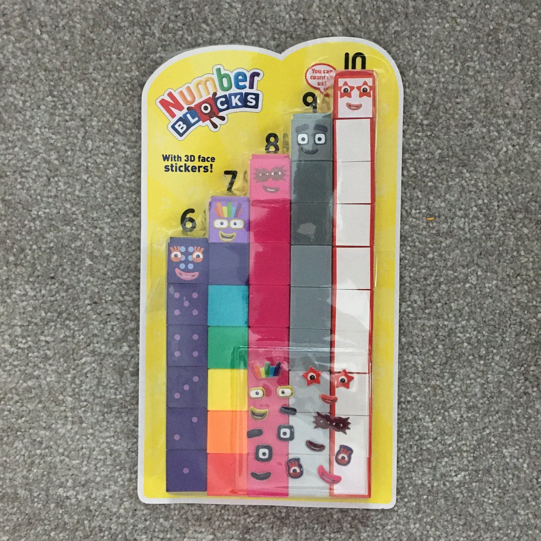 Numberblocks 6-10 Cbeebies Number Blocks Foundation - Etsy Ireland