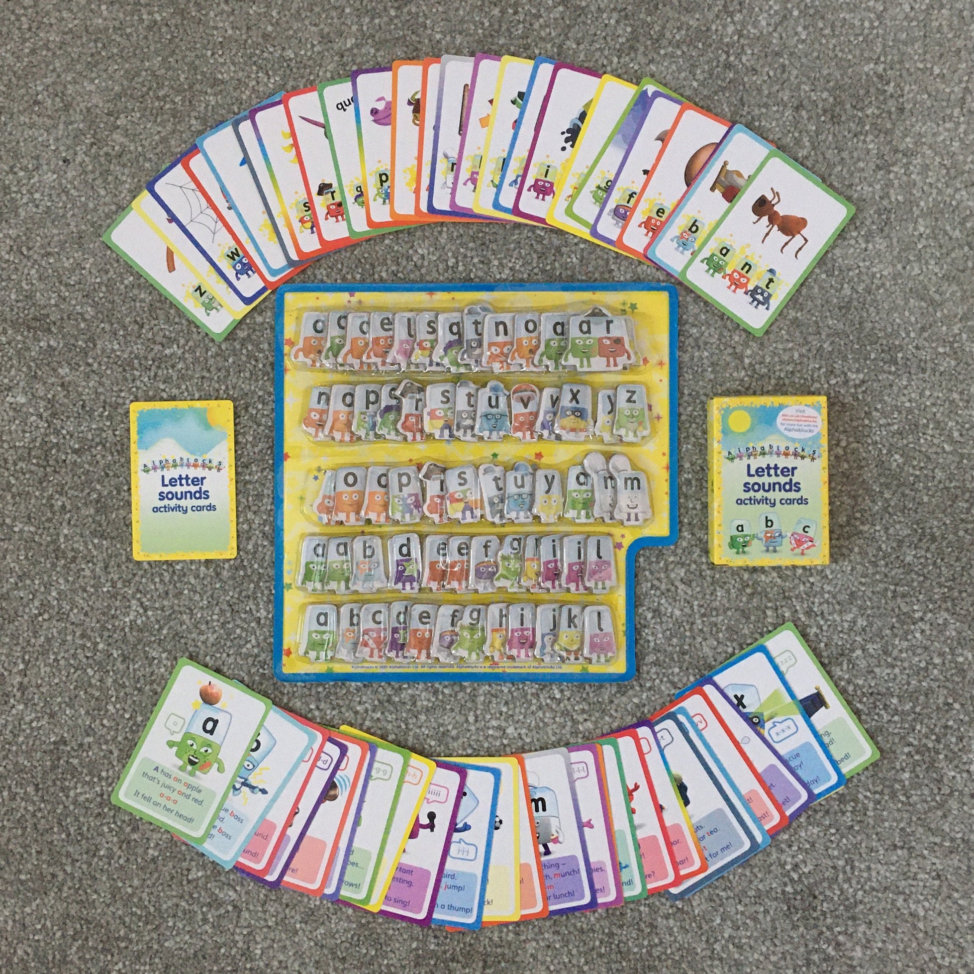 Alphablocks Letter Tiles & Activity Cards Foundation - Etsy