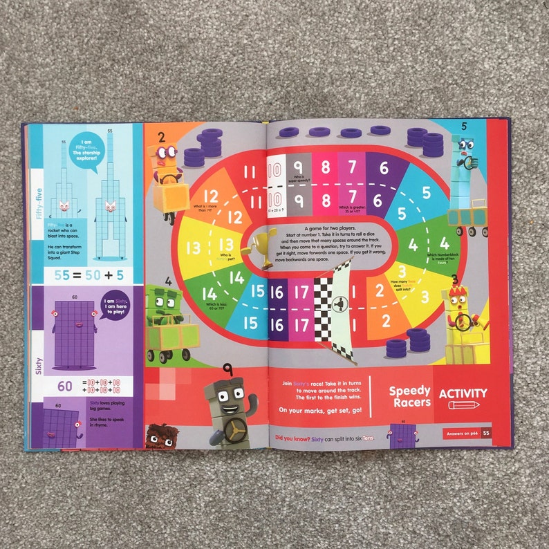 Numberblocks 2022 Annual. Learn About Numberblocks 1-100 With - Etsy India