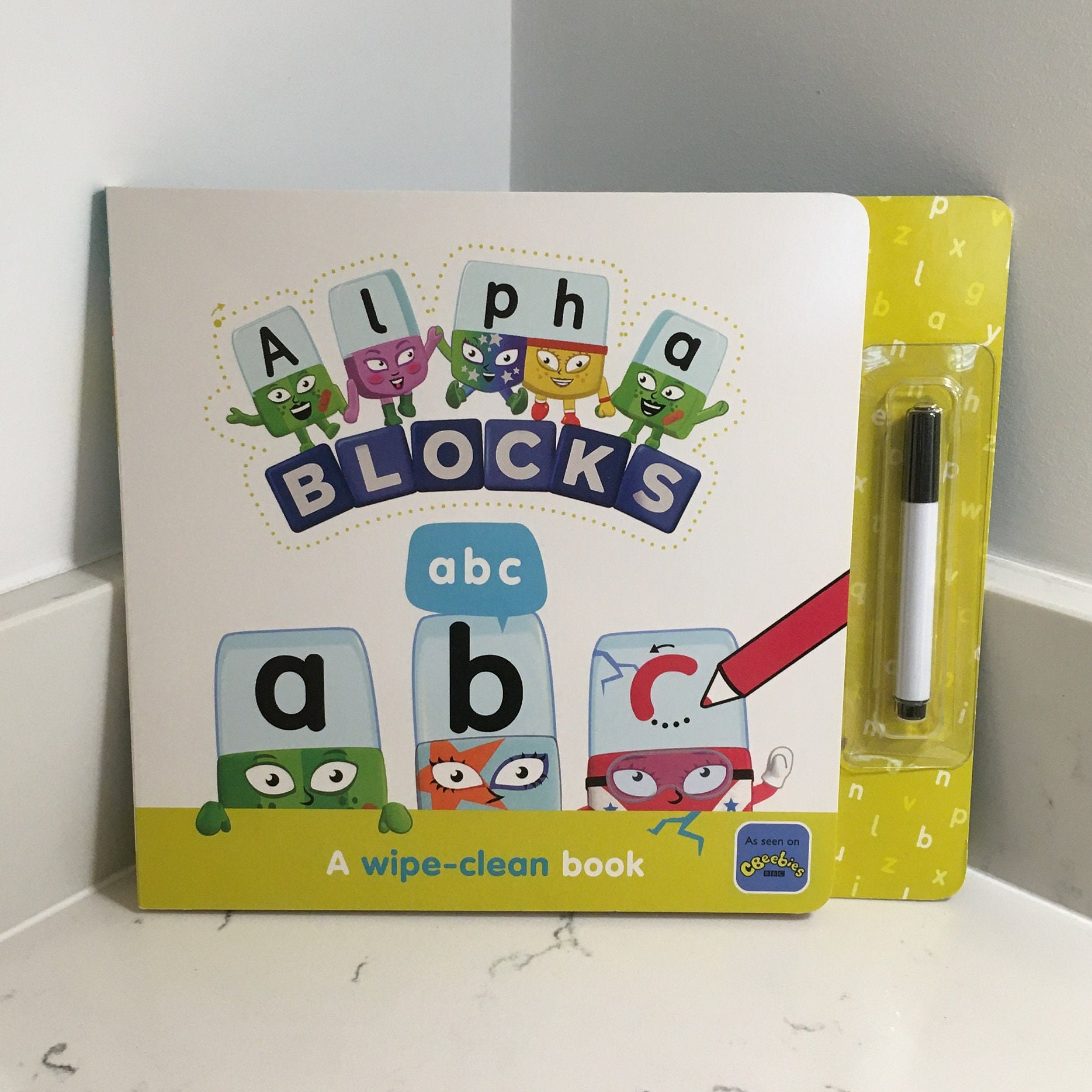 Alphablocks and Numberblocks 'my First Numbers and Letters' 4 Wipe ...