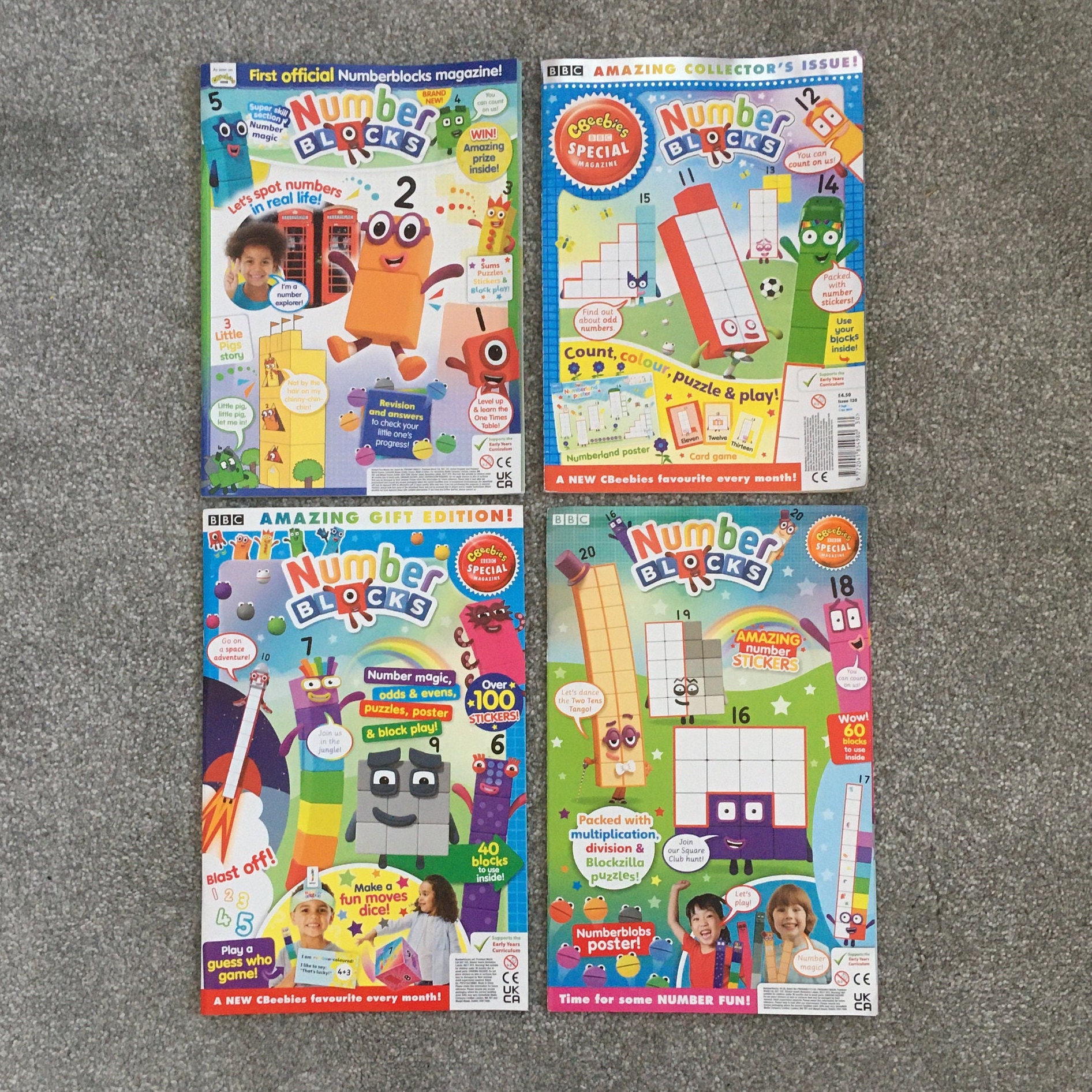 Numberblocks 1-20 Complete Set of Number Blocks Magazines | Etsy