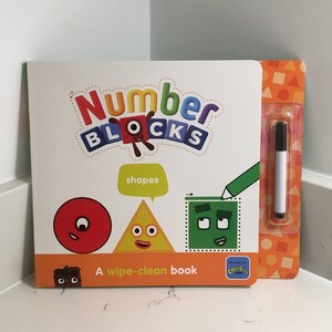 Alphablocks and Numberblocks 'my First Numbers and Letters' 4 Wipe ...