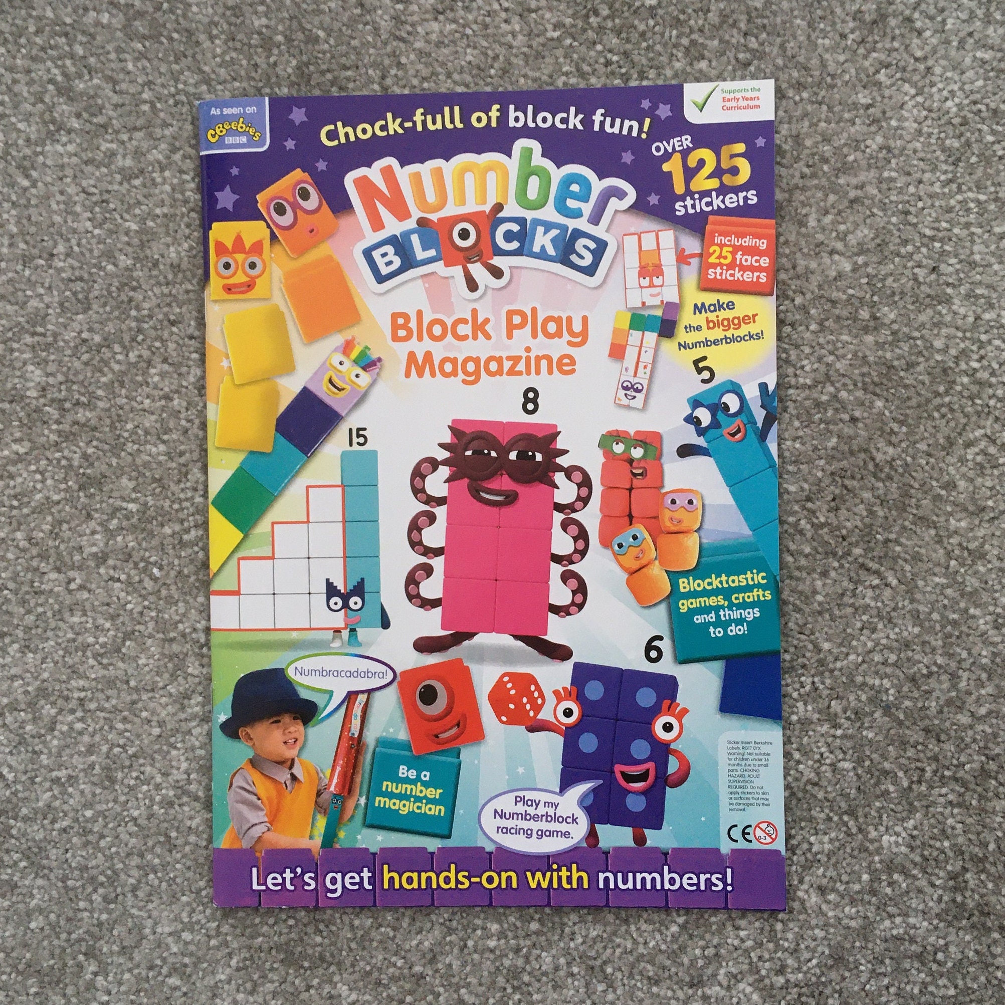Numberblocks Block Play Magazine. an Educational Magazine With - Etsy UK
