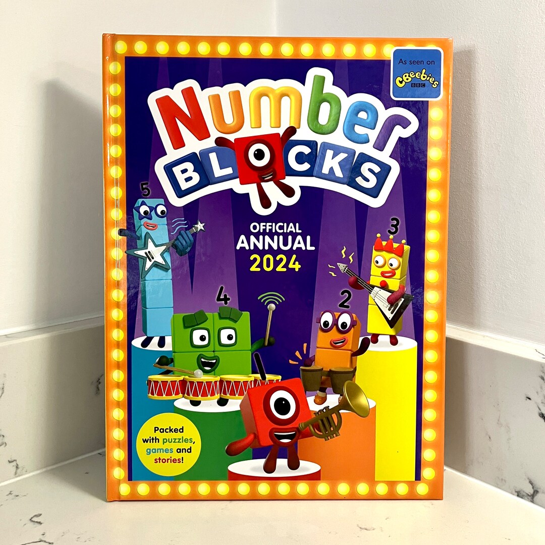 Numberblocks 2024 Annual. Latest Edition With Games, Maths Puzzles and ...