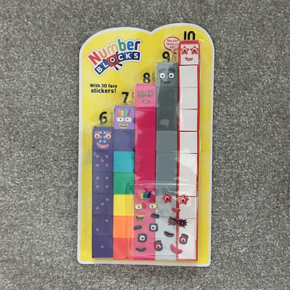 Numberblocks 6-10 Cbeebies Number Blocks Foundation | Etsy Ireland