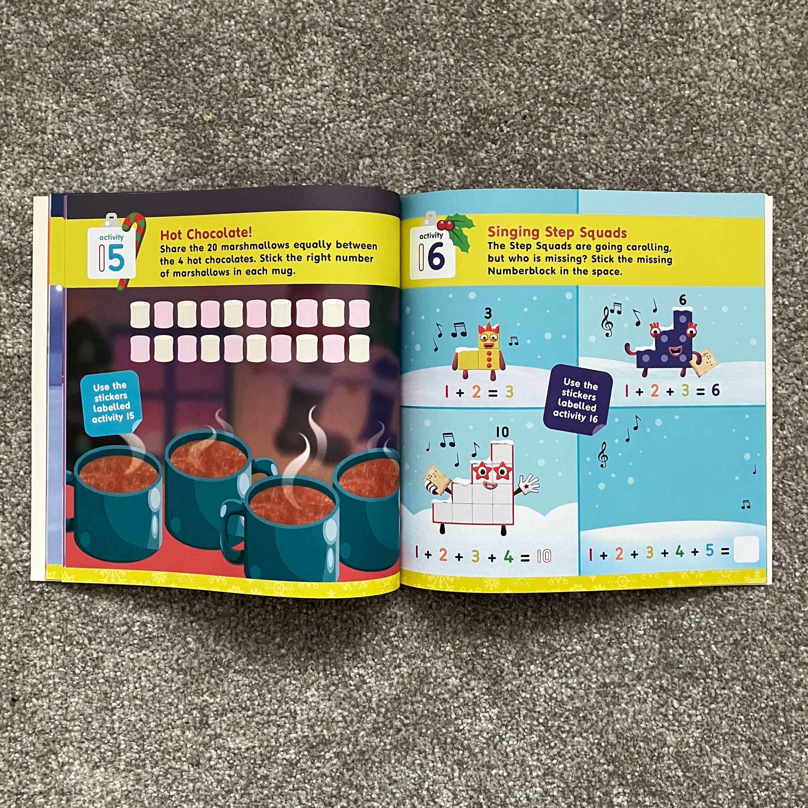 Numberblocks Christmas Sticker Fun Activity Book - Etsy