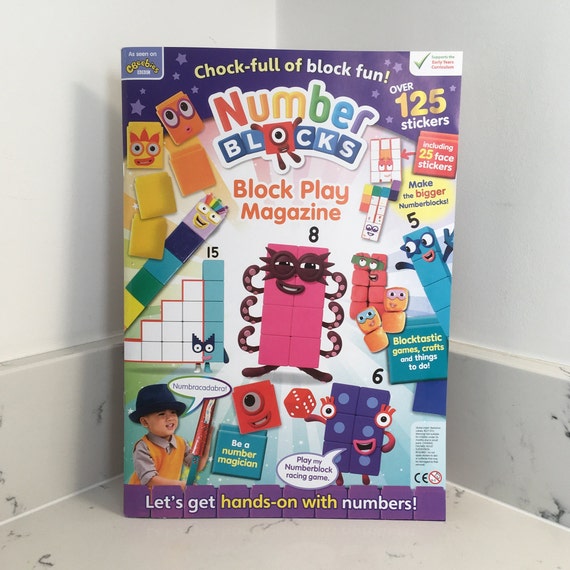 Numberblocks Block Play Magazine. an Educational Magazine With - Etsy UK