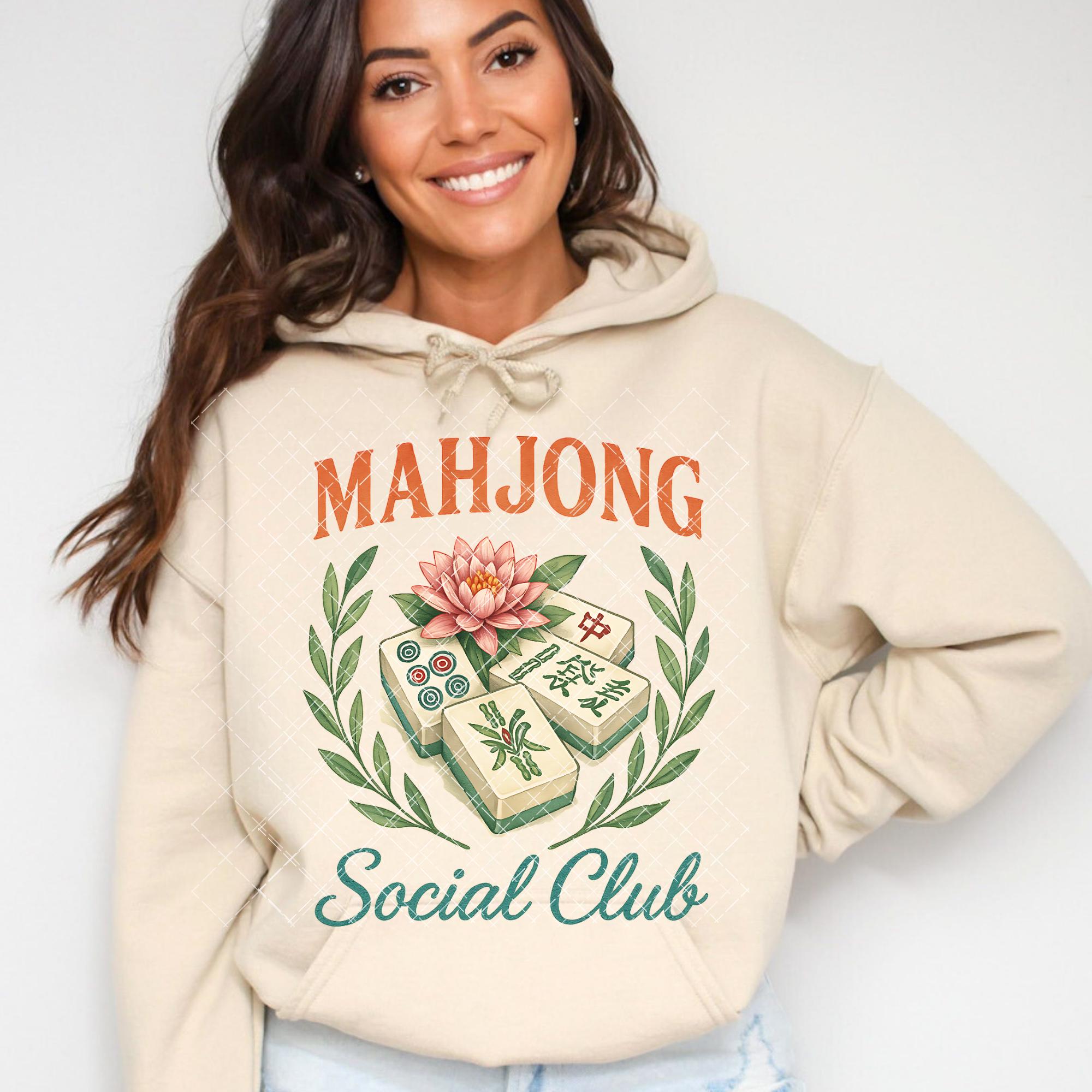 Mahjong Social Club Png Mahjong Shirts for Women Mahjong Themed Mahjong ...
